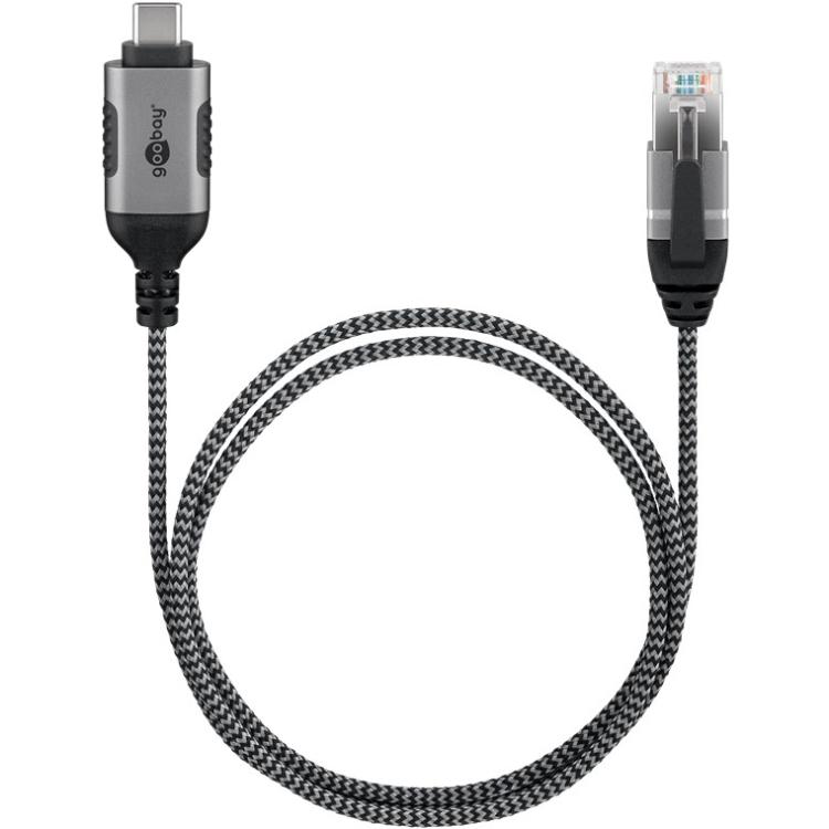 USB naar RJ45 ethernet slim kabel - Type: Cat 6 Aansluiting 1: USB C ...