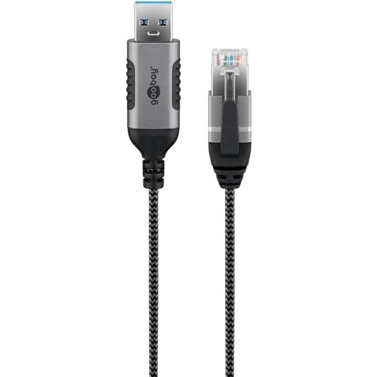 USB naar RJ45 ethernet slim kabel - Type: Cat 6 FTP Aansluiting 1: USB ...