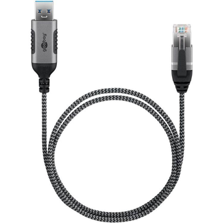 USB naar RJ45 ethernet slim kabel - Type: Cat 6 FTP Aansluiting 1: USB ...
