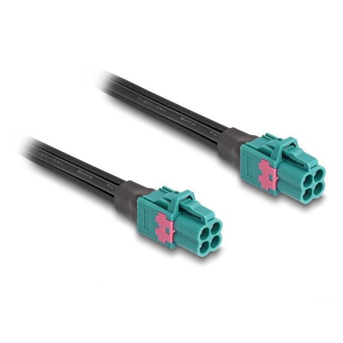 Delock Kabel Mini FAKRA Z Buchse quad zu Mini FAKRA Z Buchse quad ...