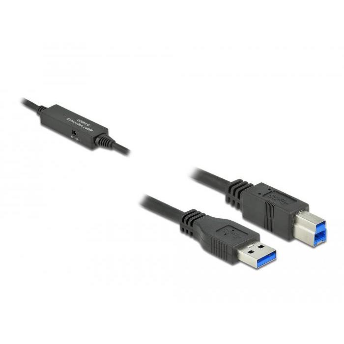 USB A naar USB B kabel - Versie: USB 3.2 Gen 1-kabel Aansluiting 1 ...