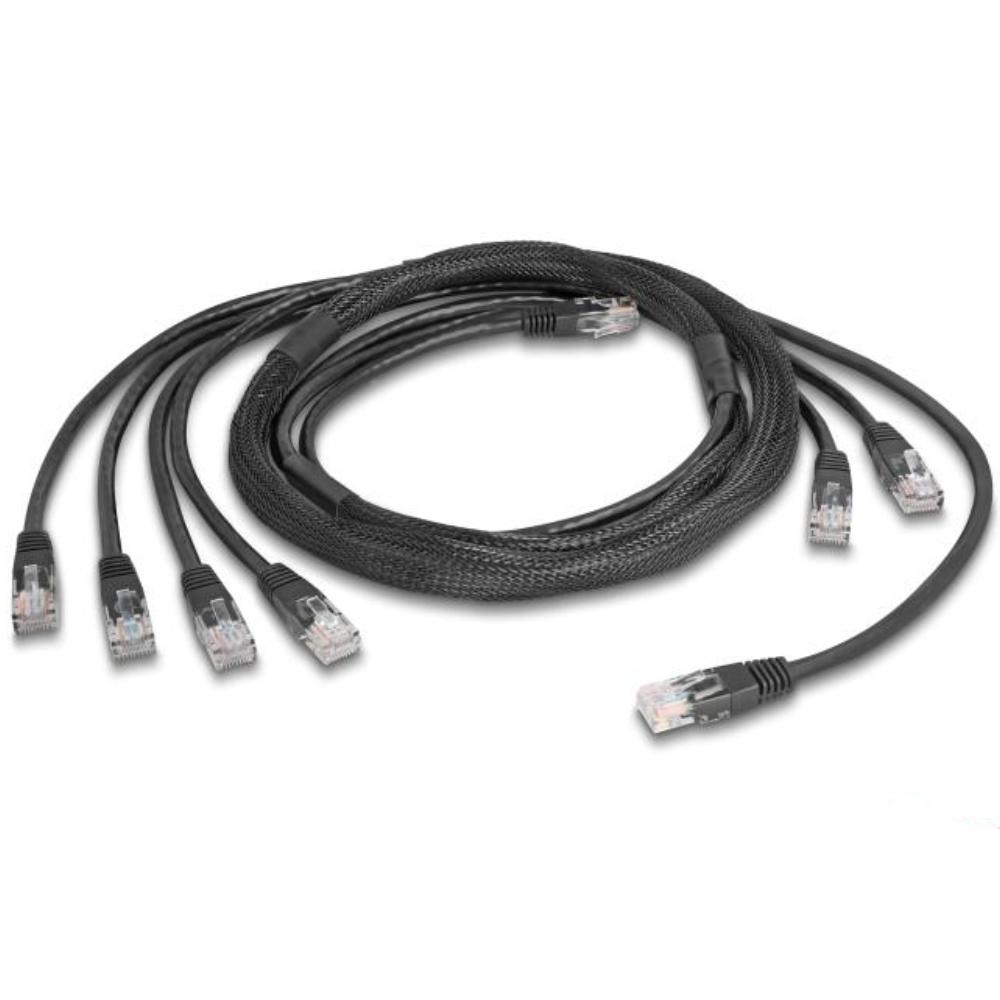 Delock RJ45 Trunk-Kabel 4 x Stecker zu 4 x Stecker Cat.5e UTP 5 m ...