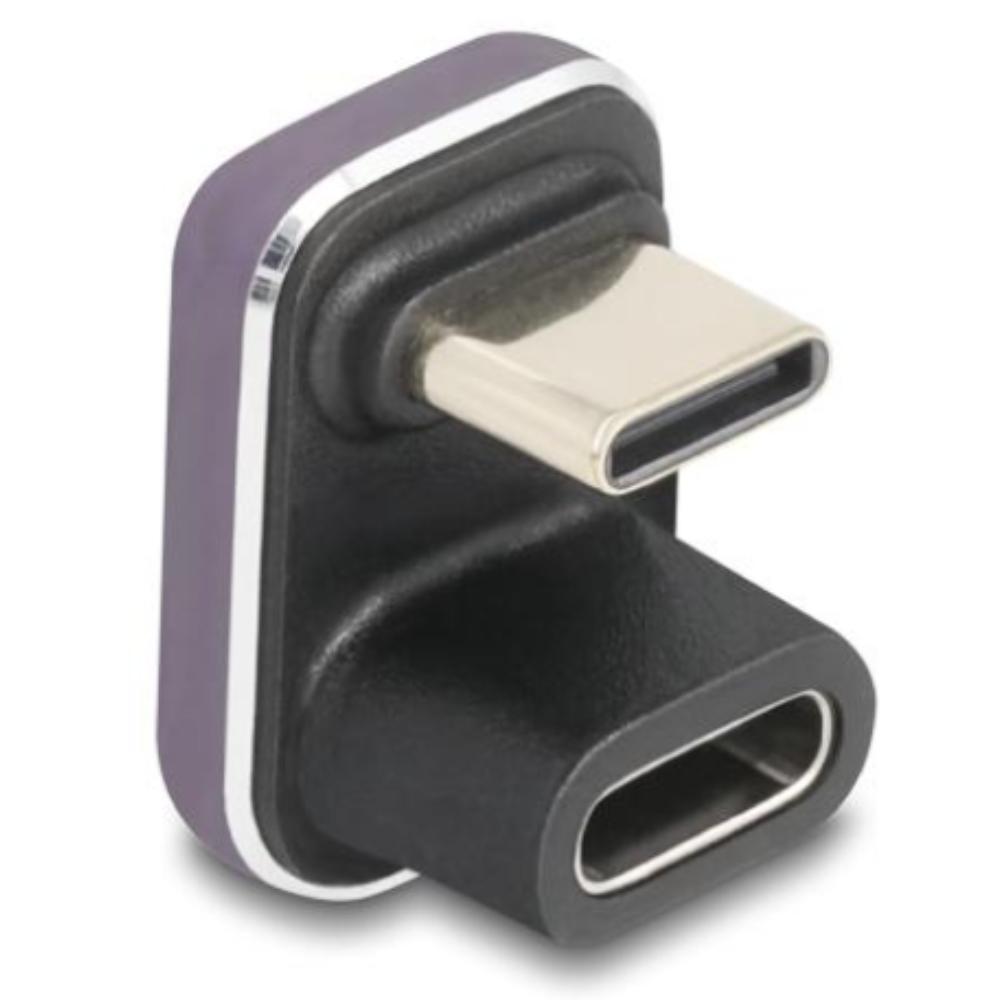 Delock USB-C™ 180° 40 Gbps 240W Stecker/Buchse U-Vorm - Versie: USB4 ...