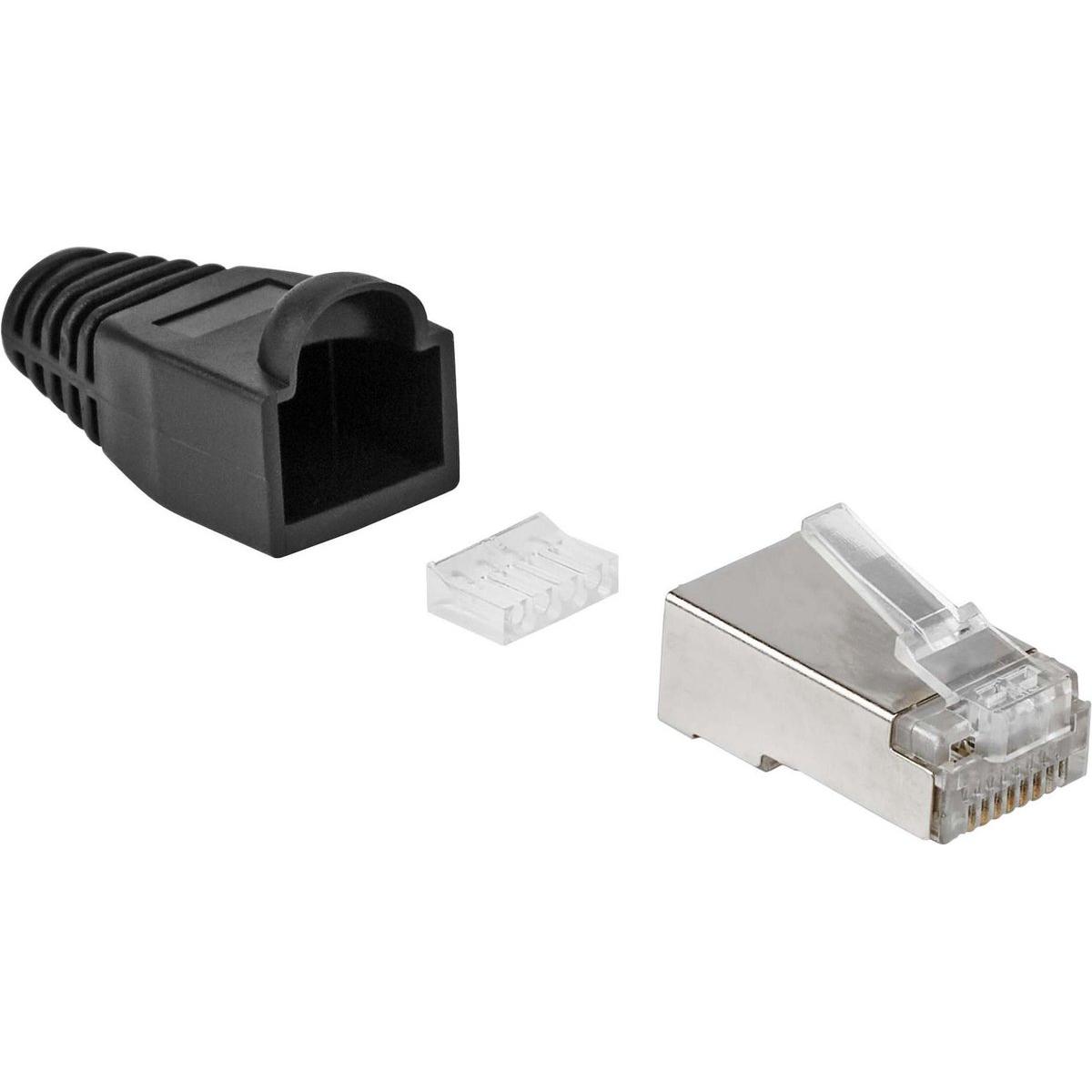 Modulaire Stekker (RJ45) + Tule - Type: RJ45, (8P8C), Modulaire stekker ...