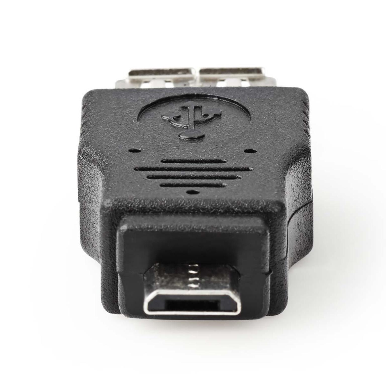 USB 2.0 A - Micro USB B Verloopstekker - Micro USB 2.0 verloopstekker ...