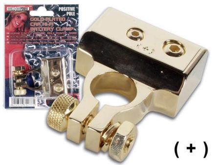 ACCUKLEM VOOR DE WAGEN, POSITIEVE POOL, VERGULD - Accuklem voor de ...