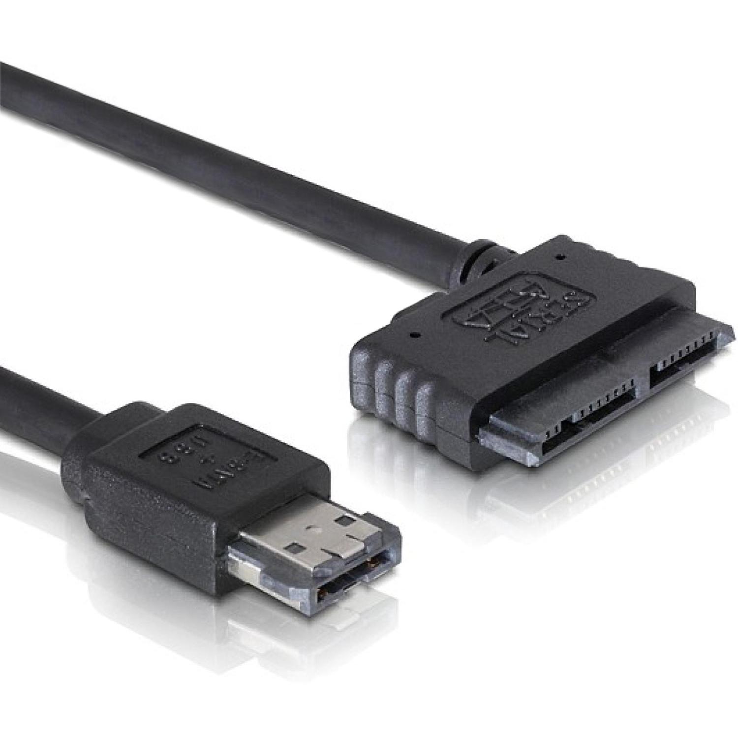 eSATAp naar SATA kabel - eSATA naar SATA kabel, Geschikt voor 1,8" SATA ...