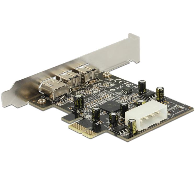 PCI Express Kaart - 2x Firewire 800 + Firewire 400 - PCI Express Kaart ...
