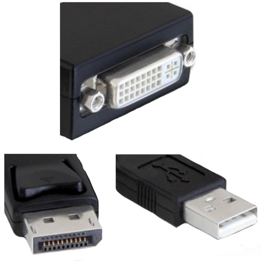 Actieve DisplayPort naar DVI Adapter - DisplayPort naar DVI-I Adapter ...