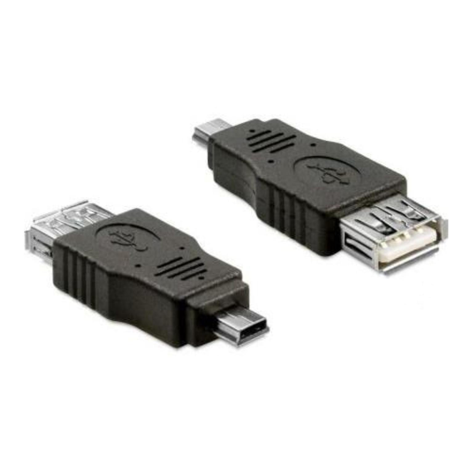 USB 2.0 A NAAR MINI USB - USB OTG ADAPTER - USB 2.0 A naar mini USB ...