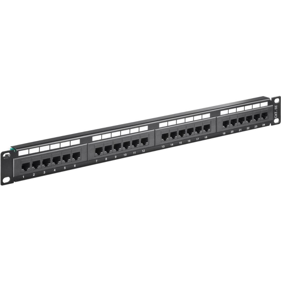 Patchpaneel - 24-Poorts - Acc. ISO/IEC 11801 24 x unshielded RJ45 jacks ...