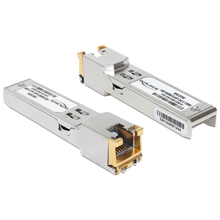 SFP Glasvezel Module - RJ45 - Type: CAT 5E, Ondersteuning: SFP MSA, SFF ...