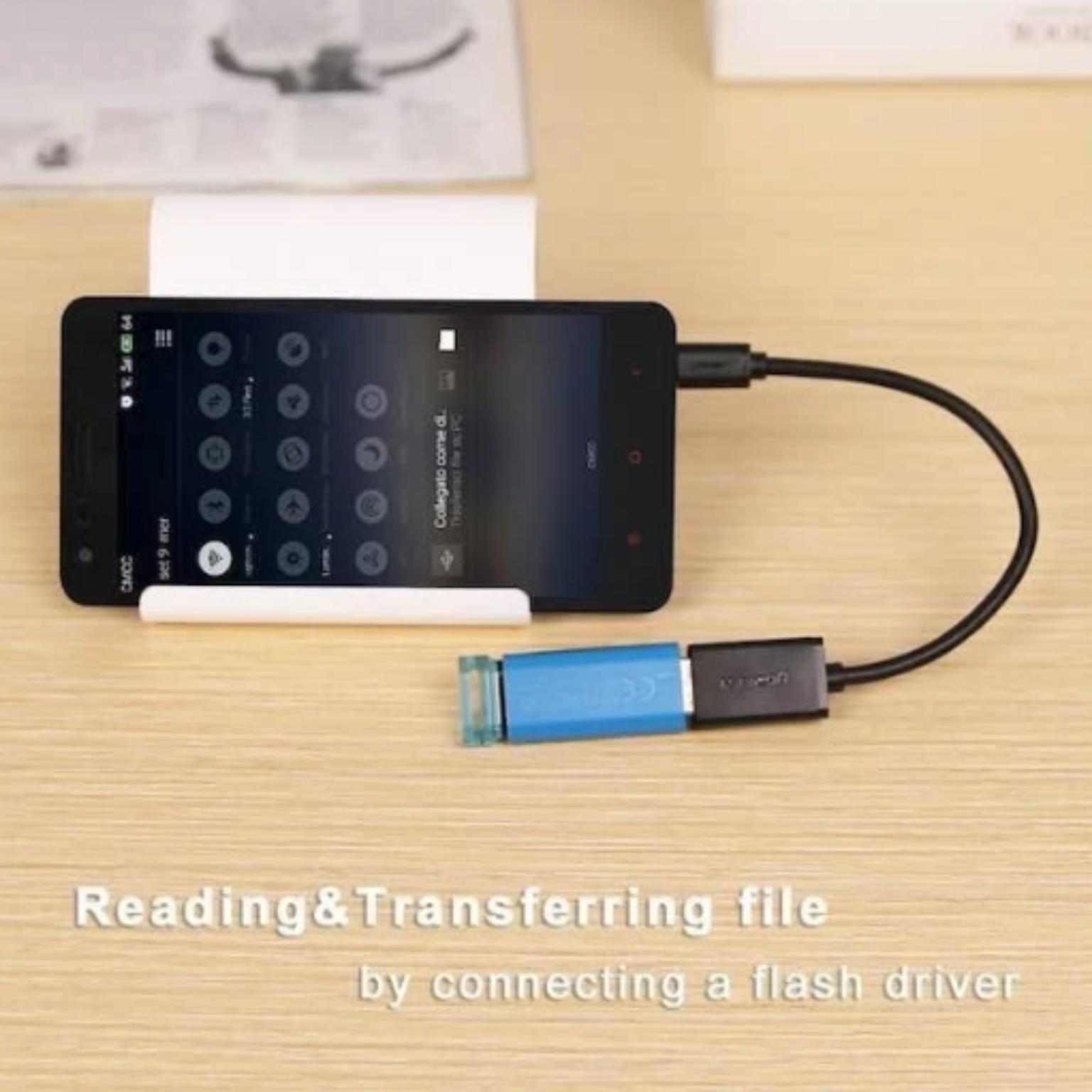 USB 2.0 A Micro B OTG - USB Micro B naar USB A Kabel - USB OTG, Type: 2 ...