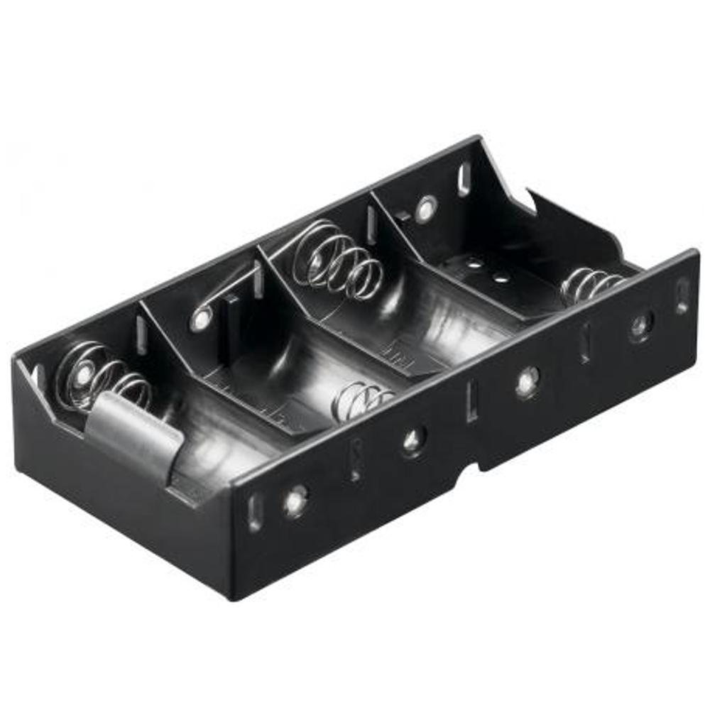 4x D batterij houder - Type: 4x D mono, IEC code: LR20, MN1300 ...