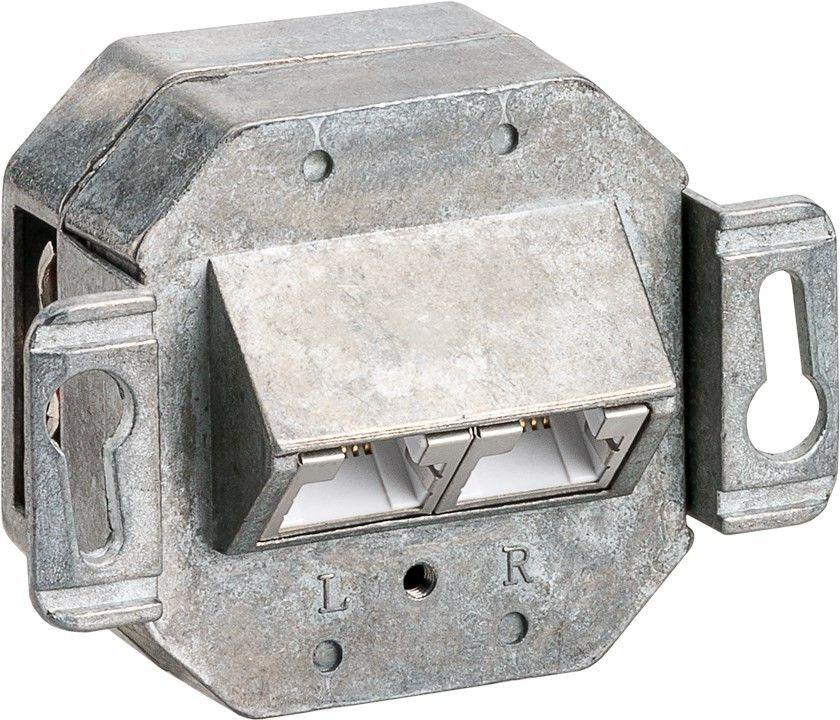 Wandcontactdoos cat 5e - Soort: Cat 5e, Aansluiting 1: LSA strook ...