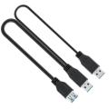 USB 3.0 - Y kabel - USB 3.0 - Y kabel - Voeding en Data, Aansluiting 1 ...