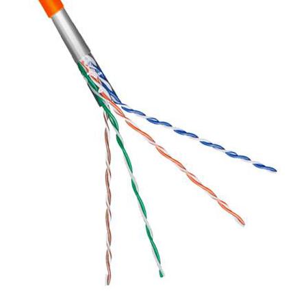 Cat 5e F/UTP netwerkkabel per rol - 100 meter - Soort: F/UTP - Cat 5e, Kern: Flexibele kern ...