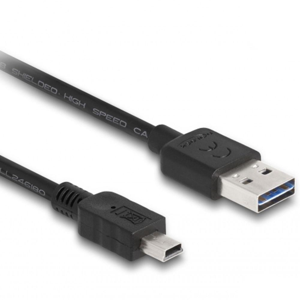 Easy Mini USB Kabel - USB A naar Mini USB Kabel - Zwart, Type: 2.0 ...