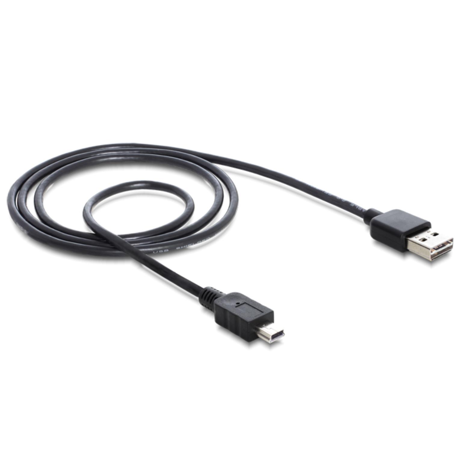 Easy Mini USB Kabel - USB A naar Mini USB Kabel - Zwart, Type: 2.0 ...