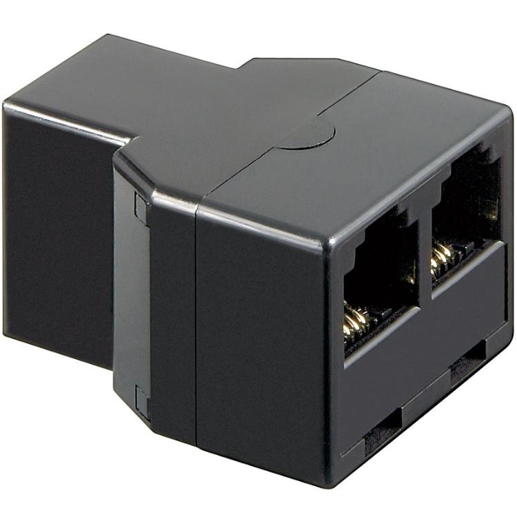 Telefoon Splitter - Telefoon splitter, Aansluiting 1: 1x RJ11 Female ...