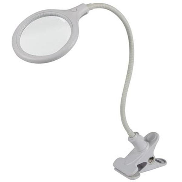Loeplamp - 5 dioptrie - Loeplamp met tafelklem, Lamp type: 30 LED's ...