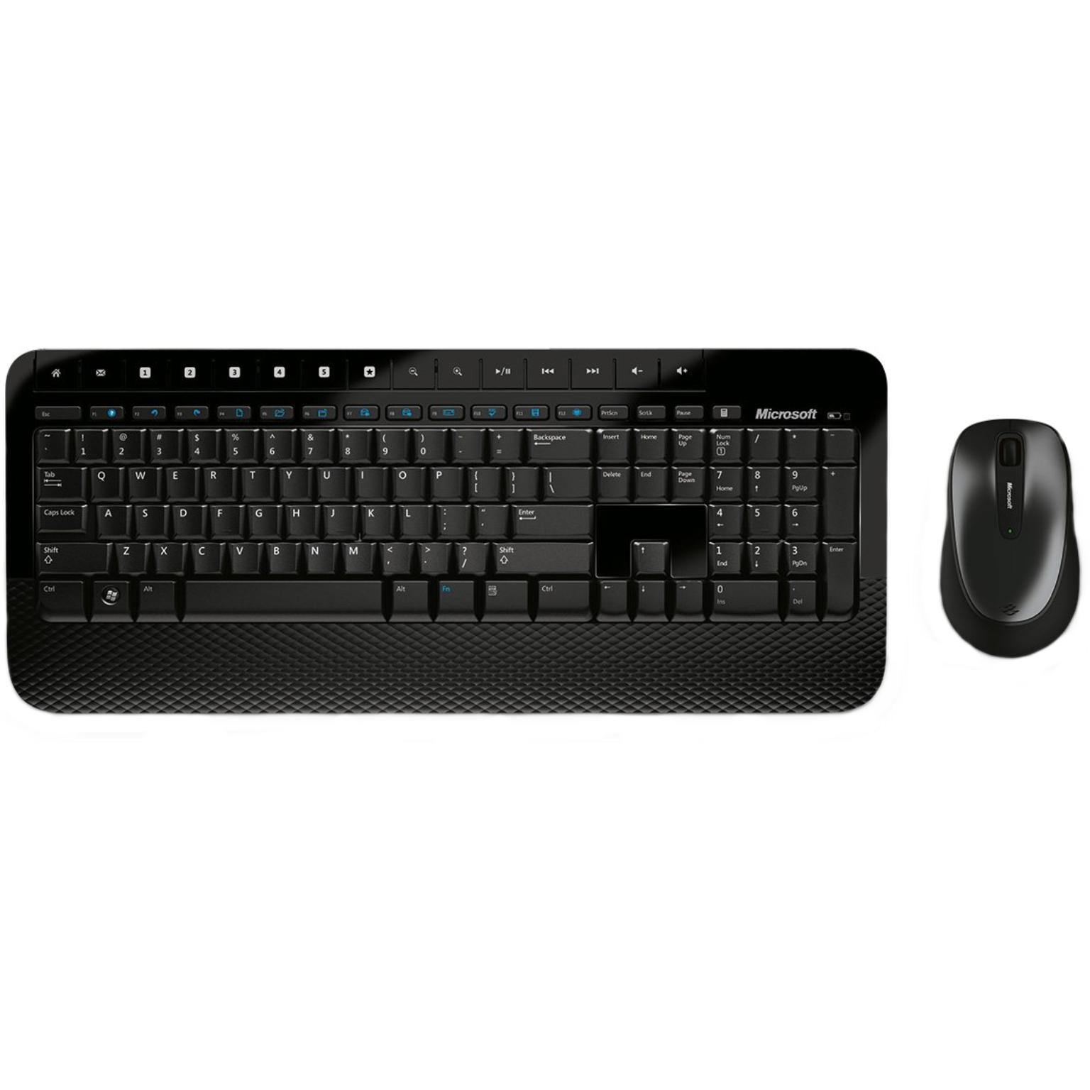 Draadloos toetsenbord met muis - Microsoft - Qwertz - Merk: Microsoft Wireless Desktop 2000 ...