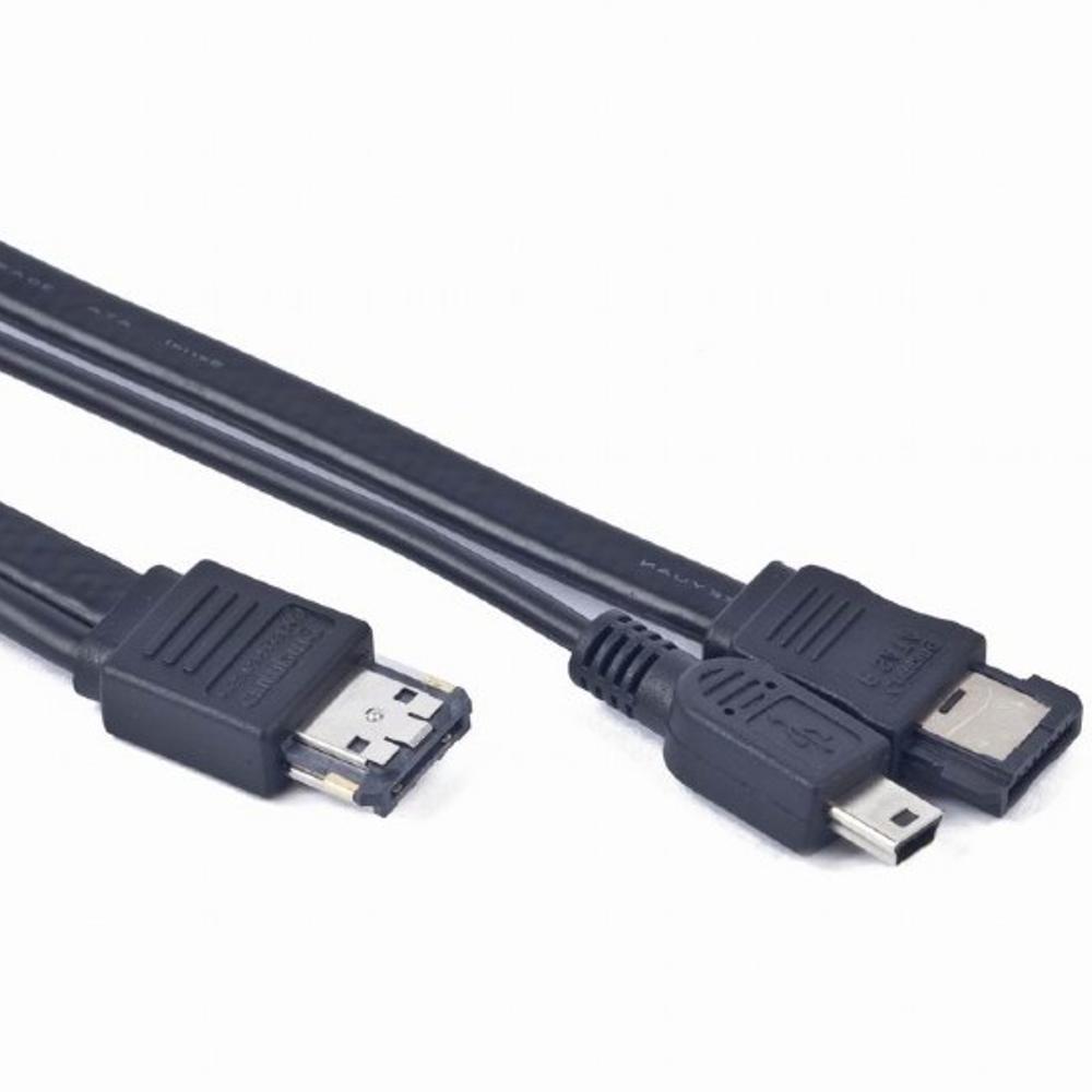 eSATA kabel - Versie: 2.0 - HighSpeed Aansluiting 1: Mini USB male ...