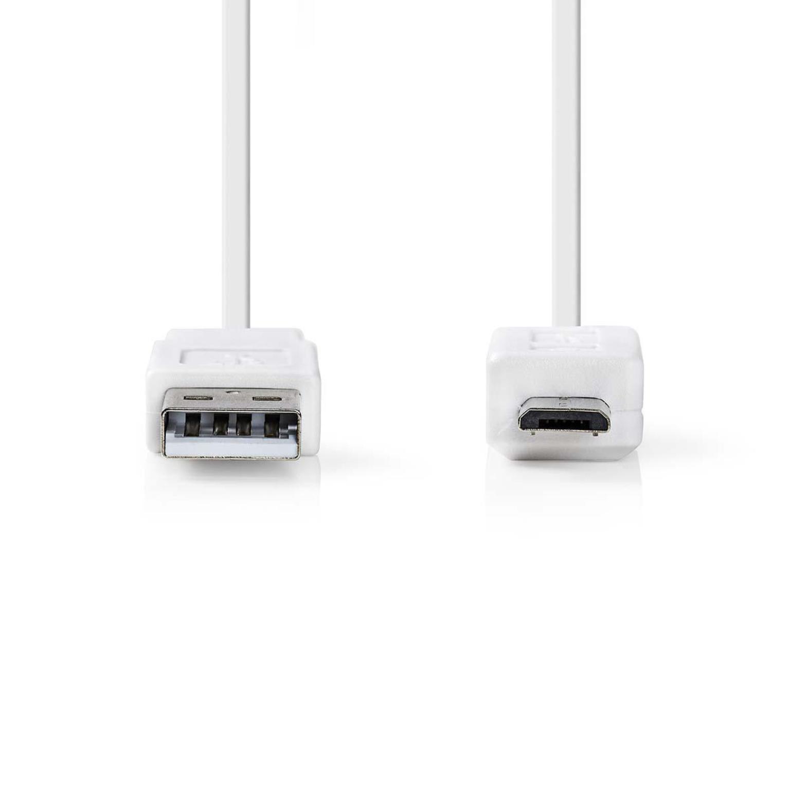 USB Micro B datakabel - Versie: 2.0 - HighSpeed, Aansluiting 1: Micro ...