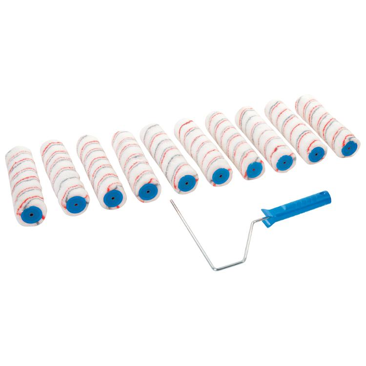 Verfroller set - Maat: 254 mm Materiaal: Acryl Inhoud: 10 stuks ...