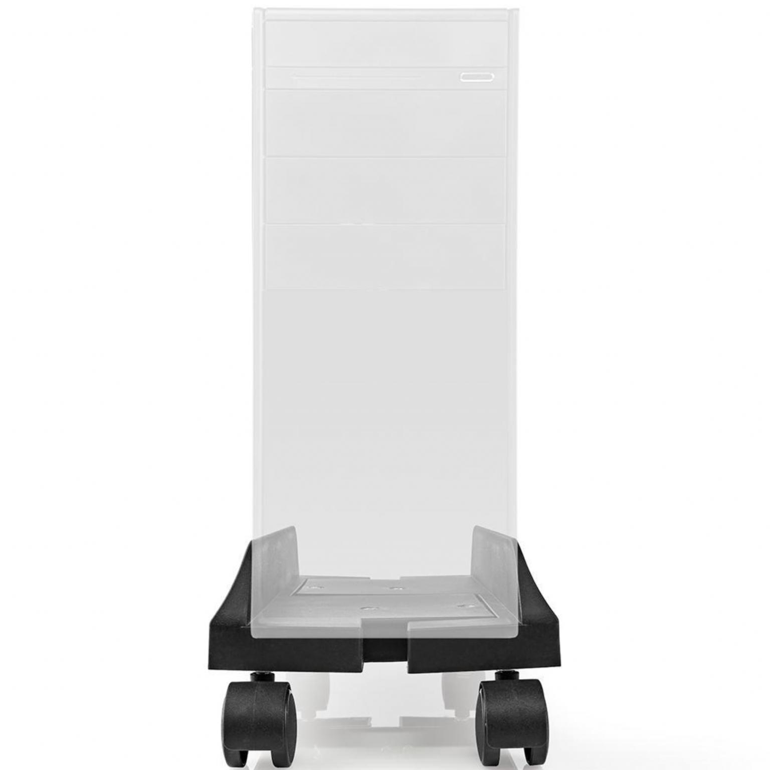 Desktop-PC Standaard | Verstelbare Breedte | 4 Zwenkwieltjes met Rem ...