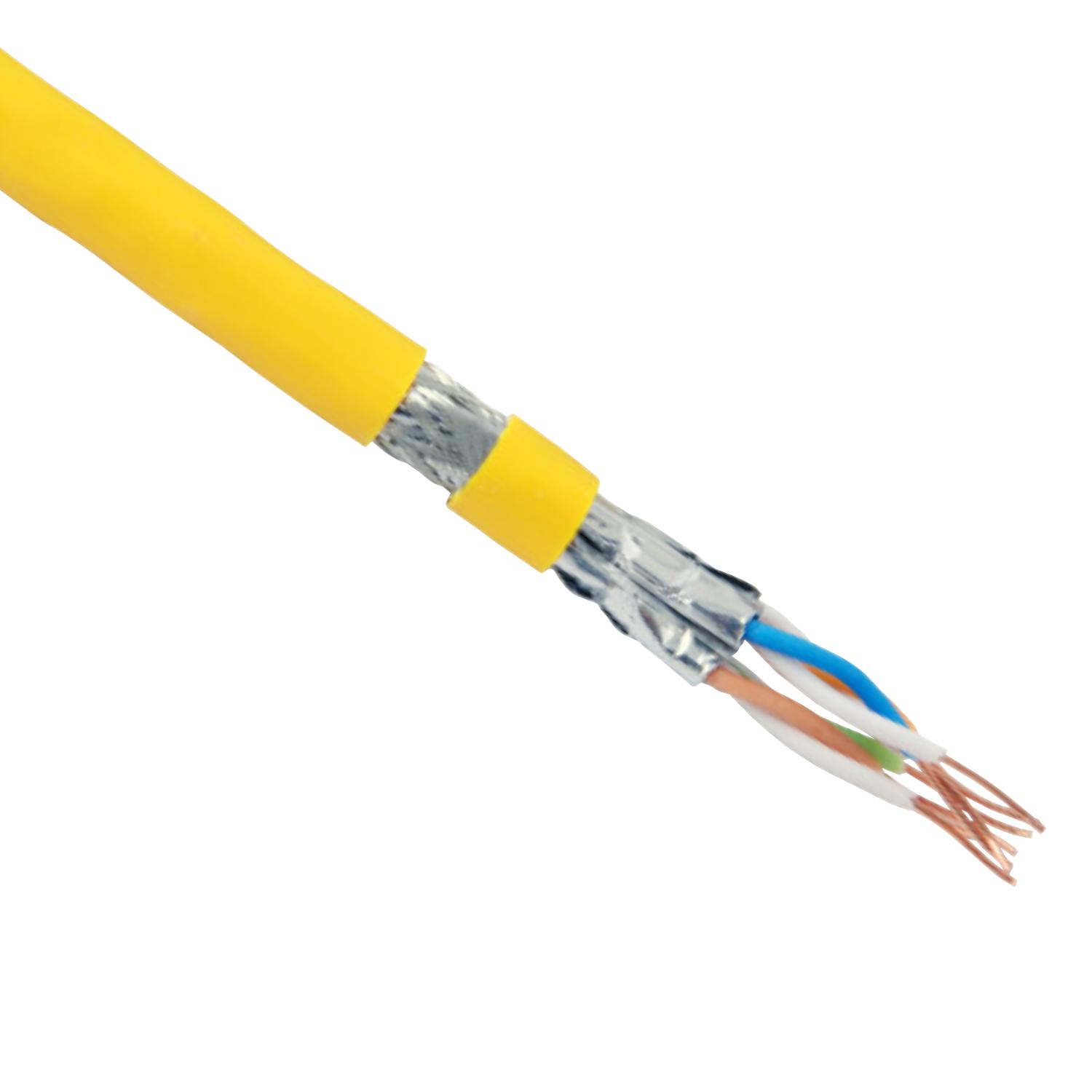 S/FTP Cat 8 kabel - op rol - Type: S/FTP - CAT 8.2, Kern: Vaste kern ...