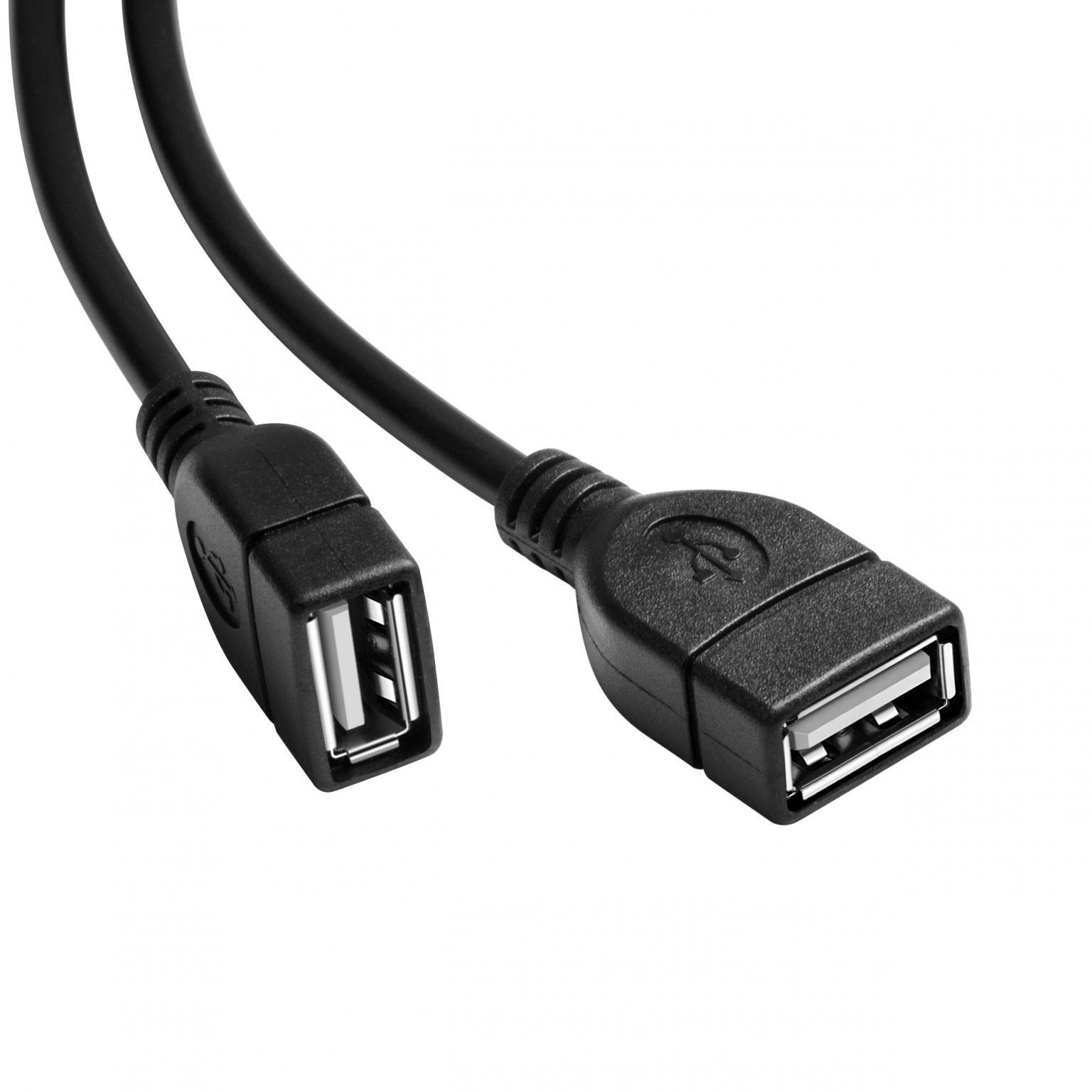 USB 2.0 Hub - 2 USB poorten - Versie: 2.0 Aansluiting 1: USB A male ...