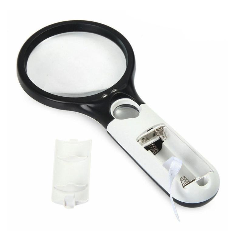 Vergrootglas Led - Merk: Able & Borret Vergroting: 3 - 45x Lengte: 20,5 ...