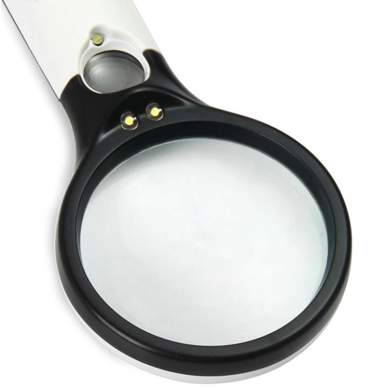 Vergrootglas Led - Merk: Able & Borret Vergroting: 3 - 45x Lengte: 20,5 ...