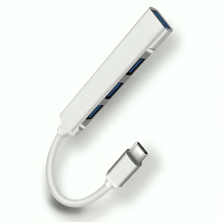 USB hub - Versie: USB 3.2 Gen 1 Aansluiting 1: USB C male Aansluiting 2 ...