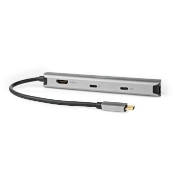 USB multi-port adapter - Ingang: USB C male Uitgang 1: HDMI female ...