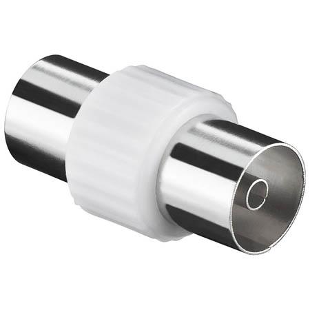 Coax Koppelstuk - Coax Koppelstuk, Coax Female naar Coax Female.